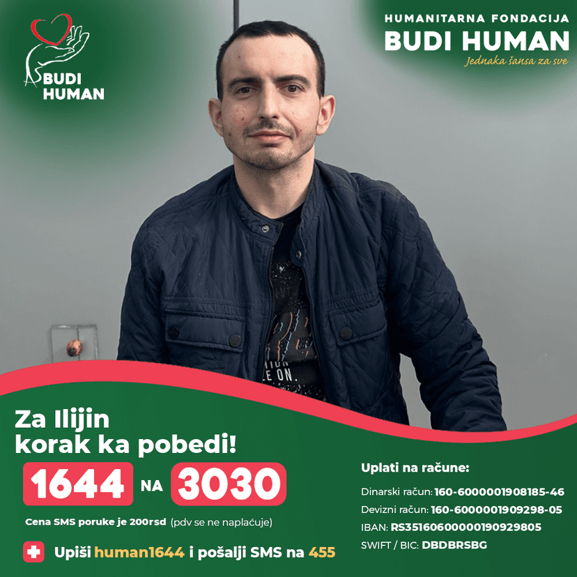 Ilija Jovanović (1644) - Humanitarna fondacija Budi human - Aleksandar Šapić
