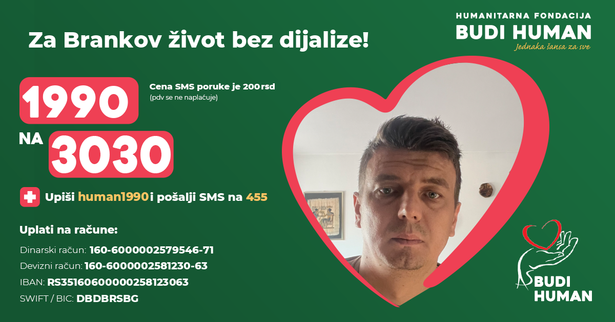 Branko Glamočak (1990) - Humanitarna fondacija Budi human - Aleksandar ...